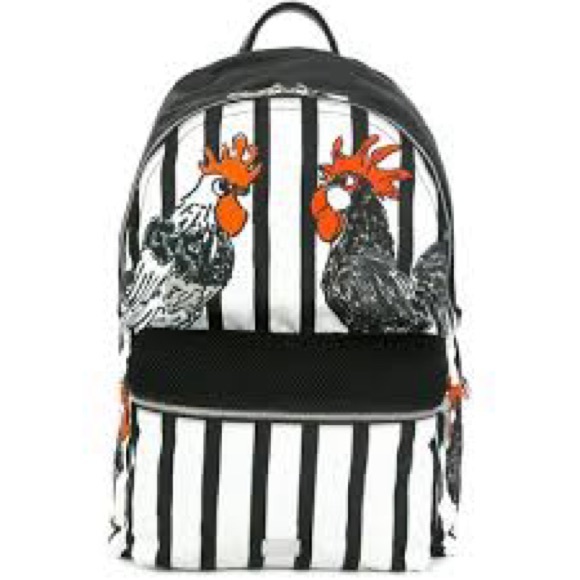 Dolce & Gabbana | Bags | Dolce Gabbana Volcano Rooster Print Backpack ...